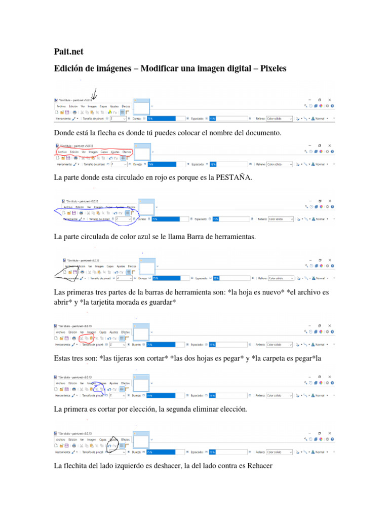 Edición de Imágenes - Modificar Una Imagen Digital - Pixeles | PDF