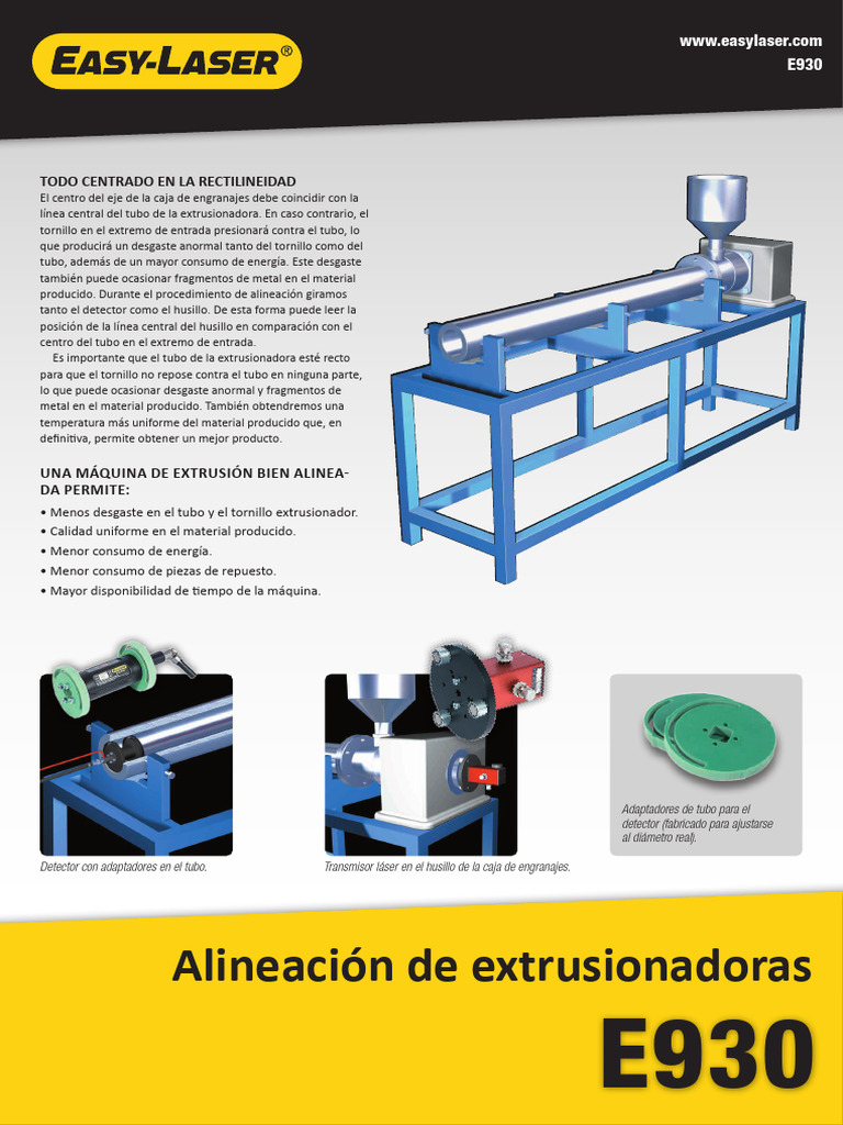 E930 Brochure 12-0775 Rev3 Spa | PDF | Engranaje | Tornillo