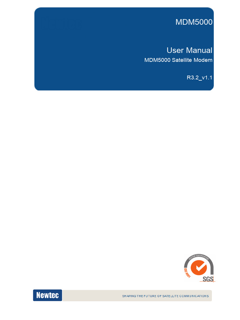 MDM5000 User Manual R3.2 | PDF | Electrical Connector | World Wide Web
