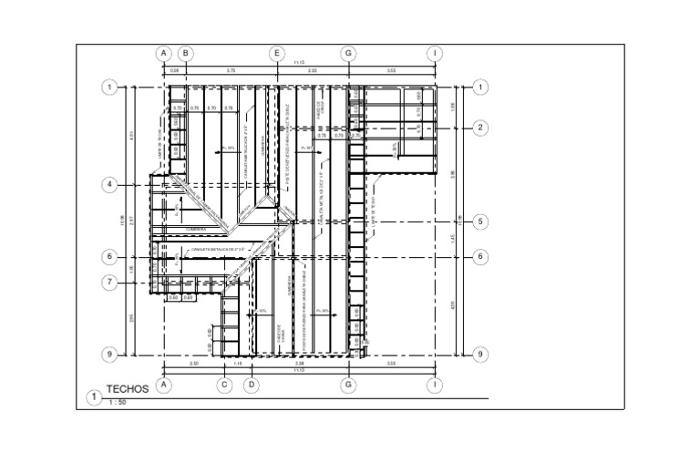 Planta Estructural de Techos S.E. | PDF