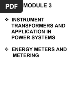 CT and VT Transformers: Key Differences | PDF | Transformer | Components