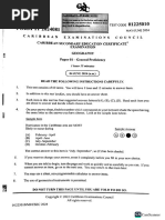 Social Studies May 2024 Paper 1 With Answers | PDF