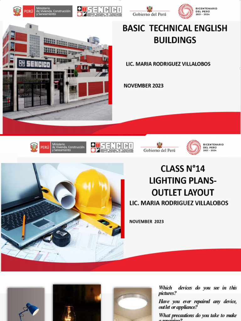 Class 14 Lighting Plans Buildings | PDF | Lighting | Electrical Wiring