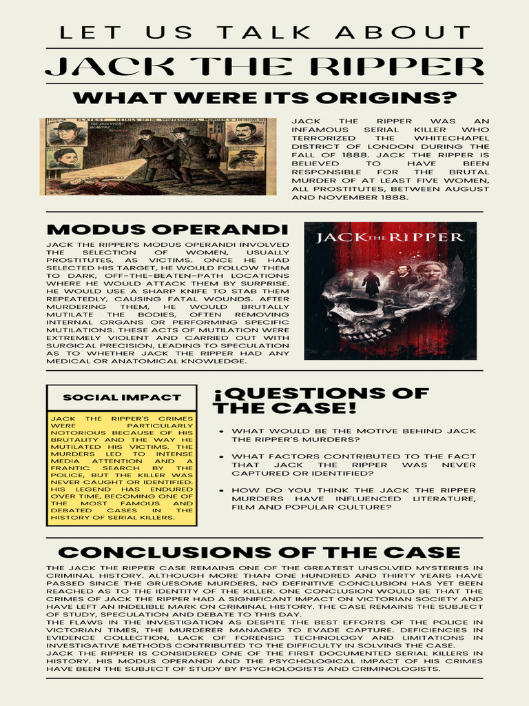 infographics jack the ripper | PDF