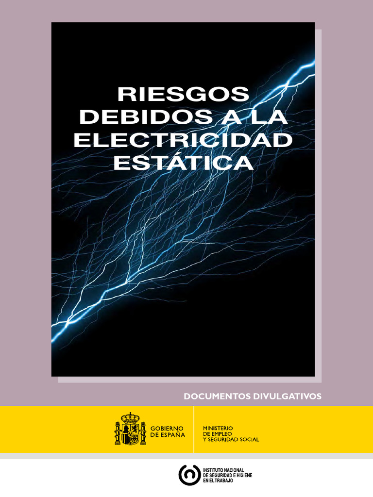 Riesgos-debidos-a-la-electricidad-estatica_reducido | Descargar gratis PDF | Electrostática ...