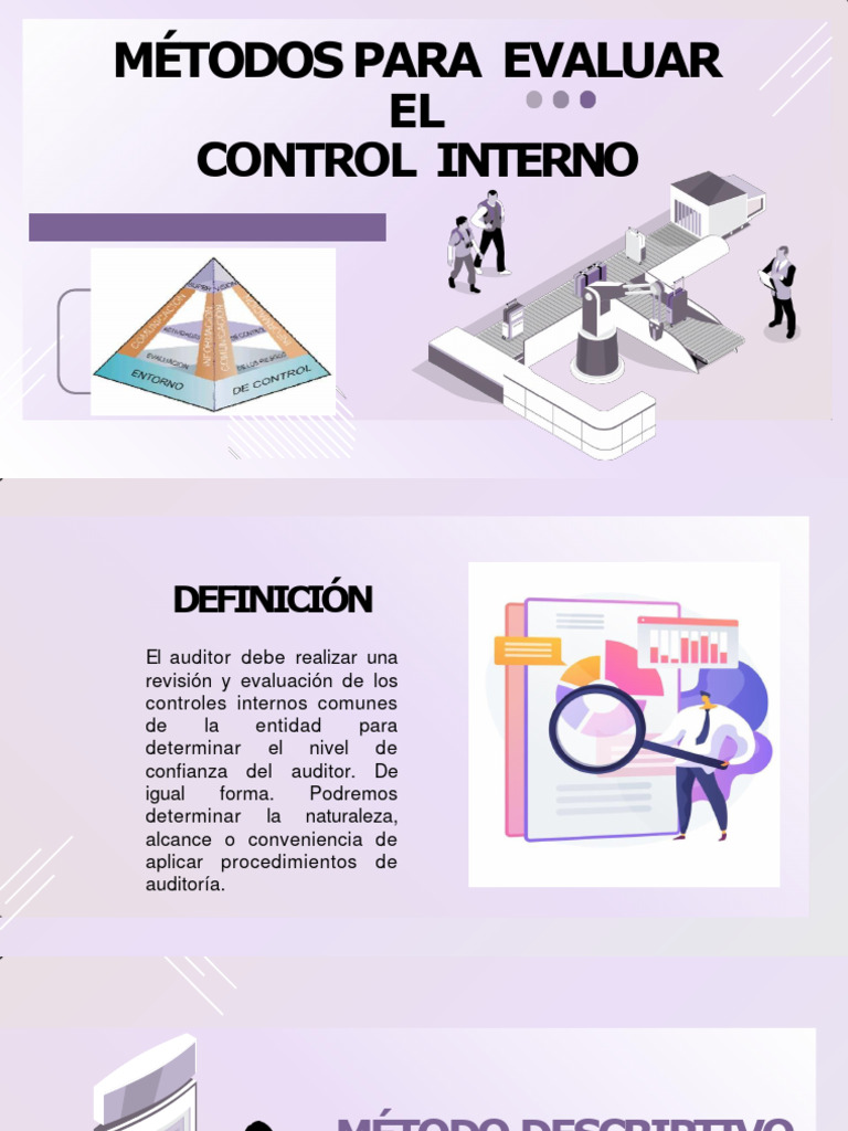 Métodos de Evaluación Del Control Interno | PDF | Cuestionario | Auditoría