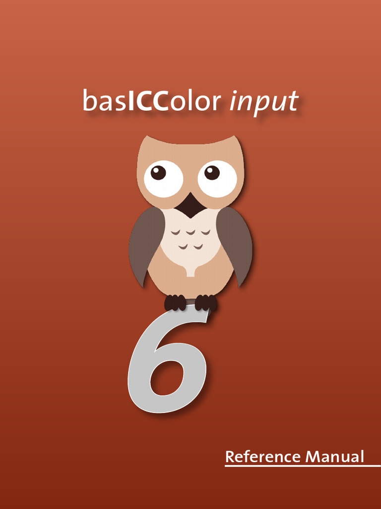 EN - basICColor Input Manual | PDF | Raw Image Format | Color Balance