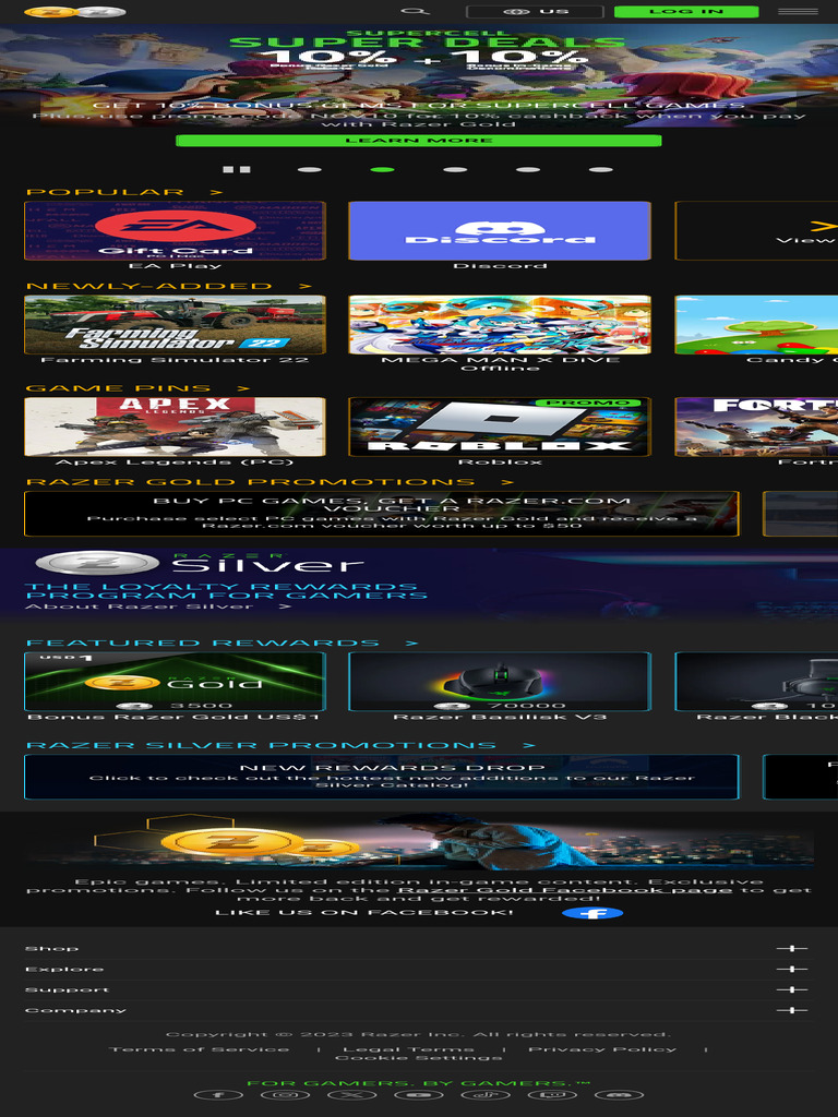 Razer Gold & Silver - The Ultimate Game & Entertainment Recharge | PDF