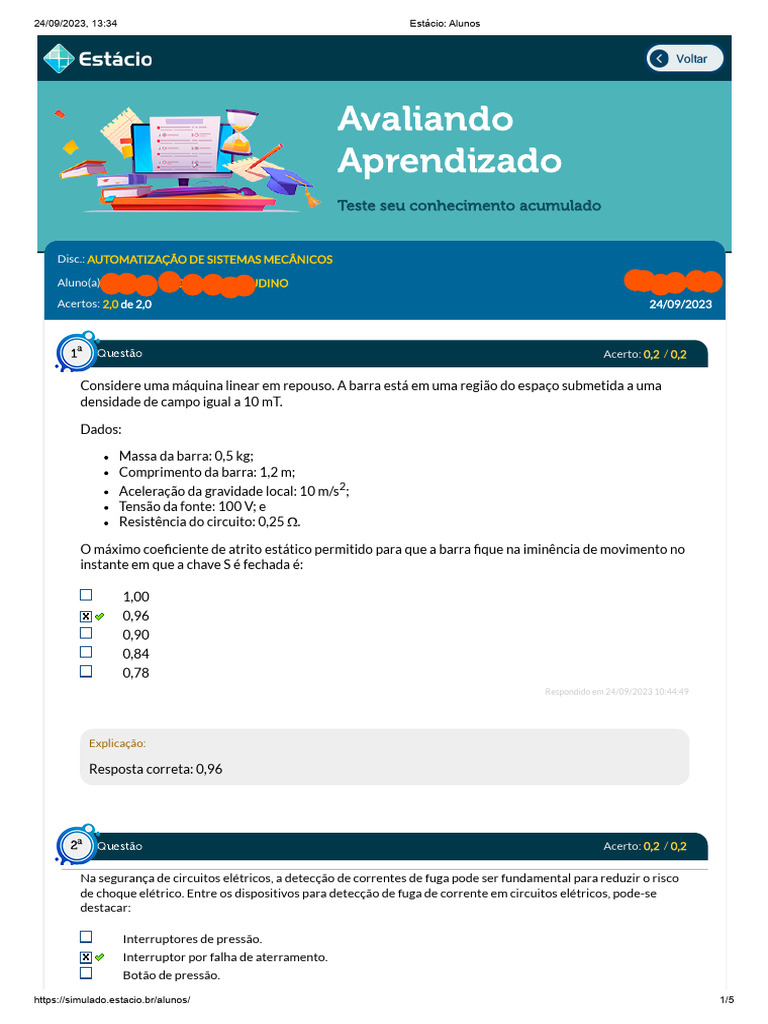 SIMULADO AUTOMATIZAÇÃO DE SISTEMAS MECÂNICOS Estácio | Download grátis ... SIMULADO AUTOMATIZAÇÃO DE SISTEMAS MECÂNICOS Estácio | Download grátis ...