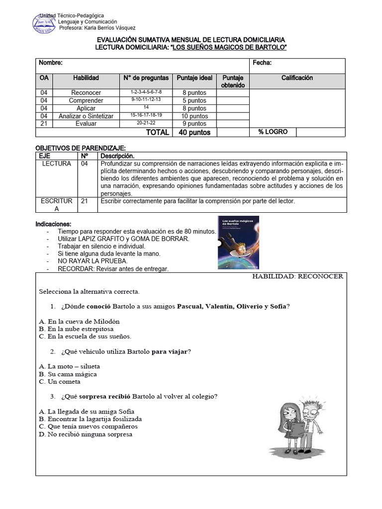 Los Sueños Magicos De Bartolo Pdf Ficción General