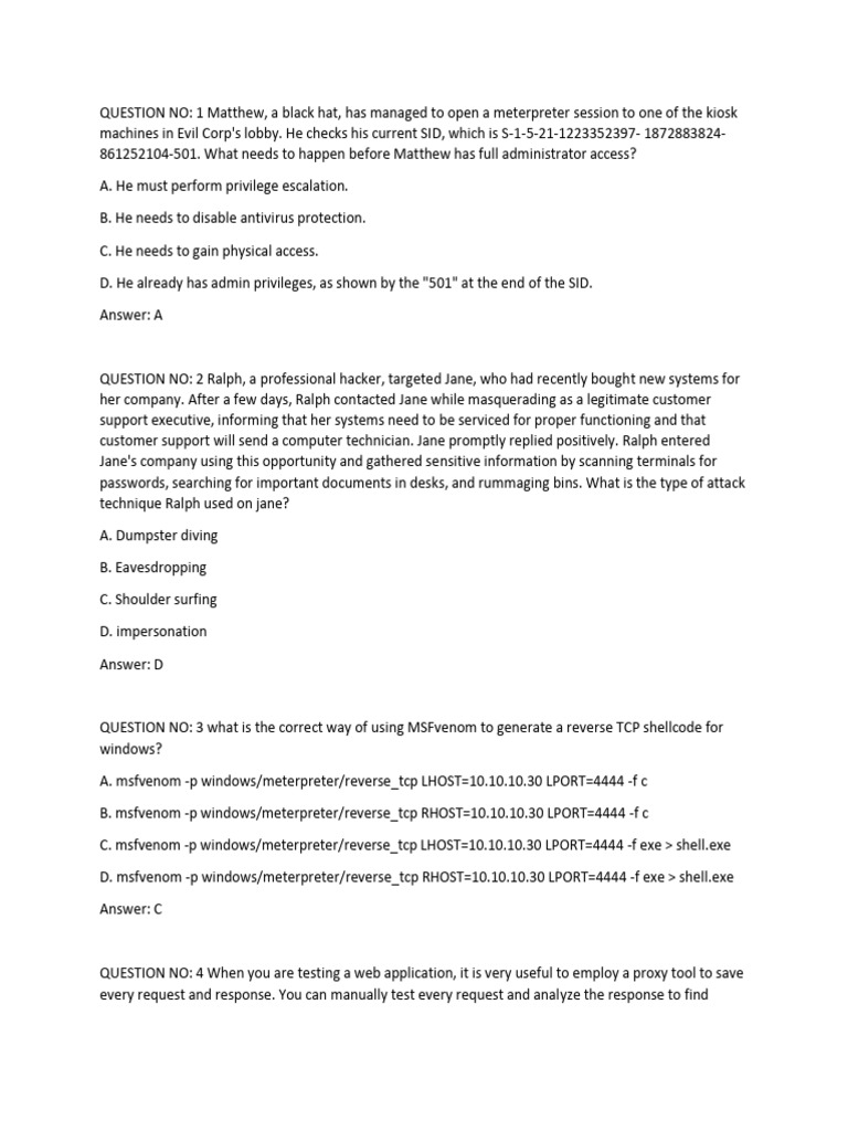 End Term 85 MCQ Questions | PDF | Phishing | Malware