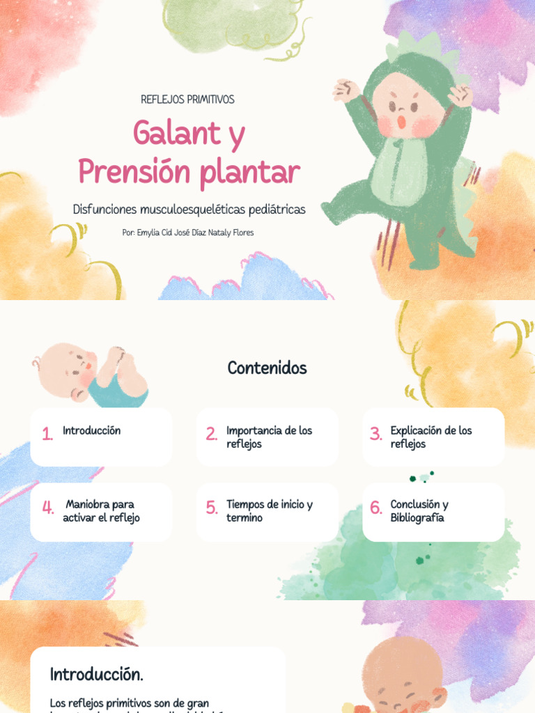 Reflejos Galant y Prensión plantar | Descargar gratis PDF | Neurociencia