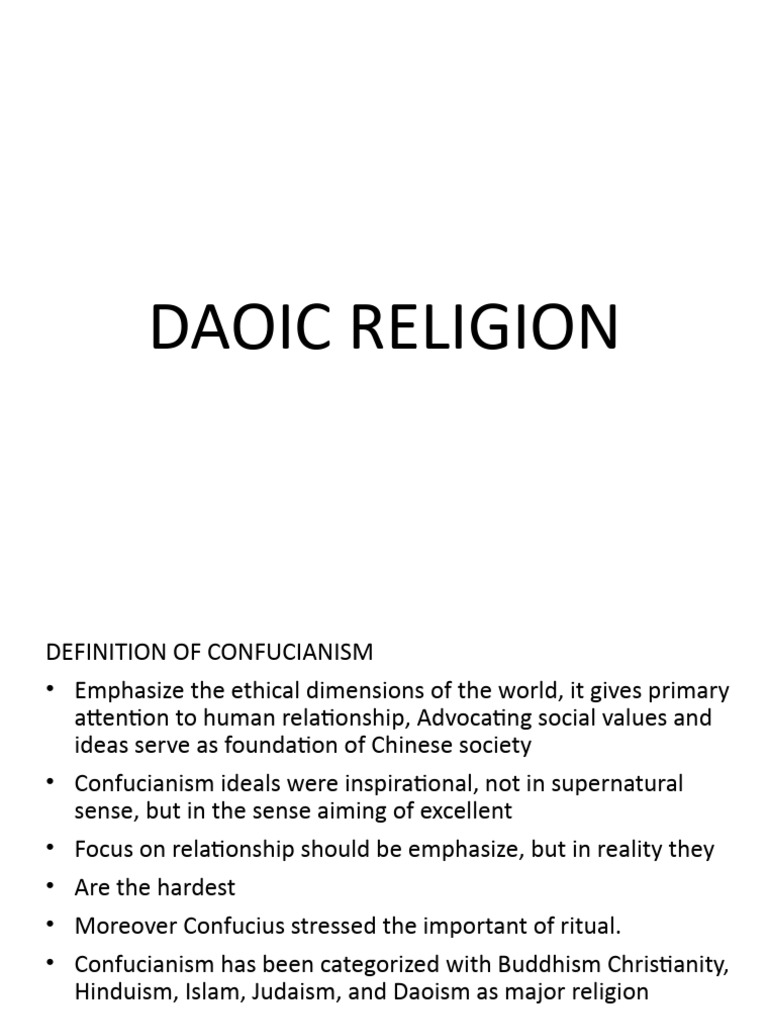 DAOIC RELIGION WPS Office | PDF | Confucianism | Analects