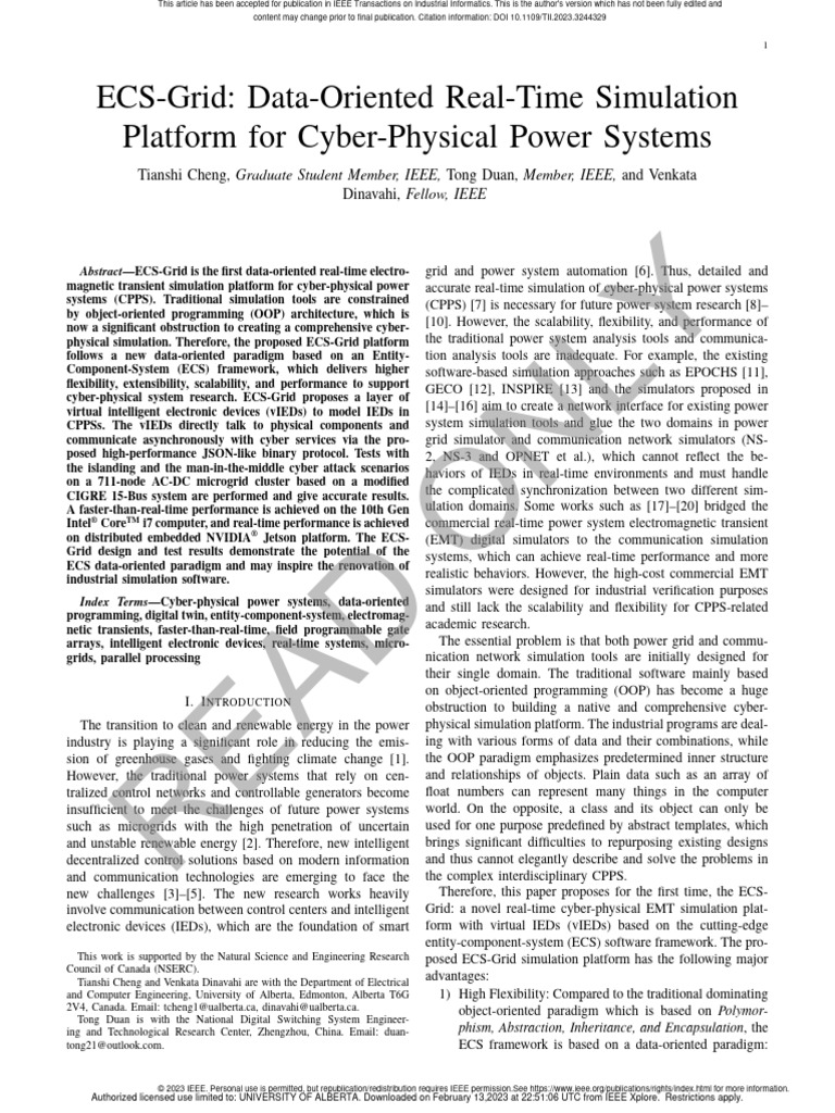 ECS-Grid_Data-Oriented_Real-Time_Simulation_Platform_for_Cyber-Physical ... ECS-Grid_Data-Oriented_Real-Time_Simulation_Platform_for_Cyber-Physical ...