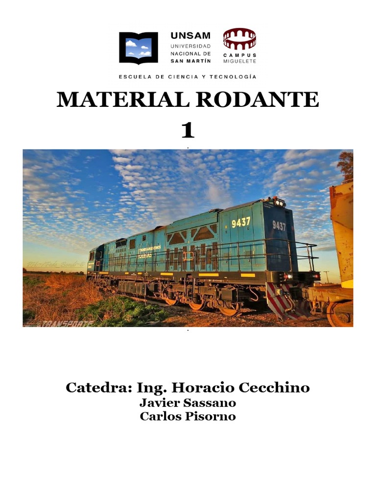 Material Rodante 1 - Apuntes Completos - Locomotoras | PDF | Calor ...
