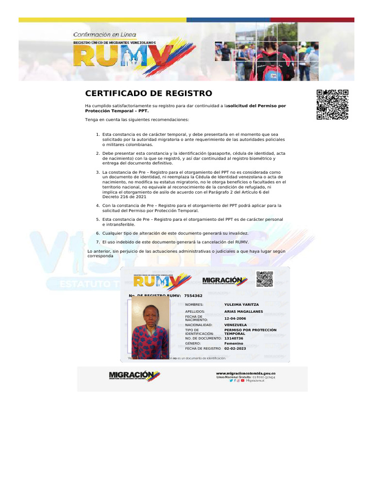 Mama de Morena | PDF | Documento de identidad | Gobierno y personalidad