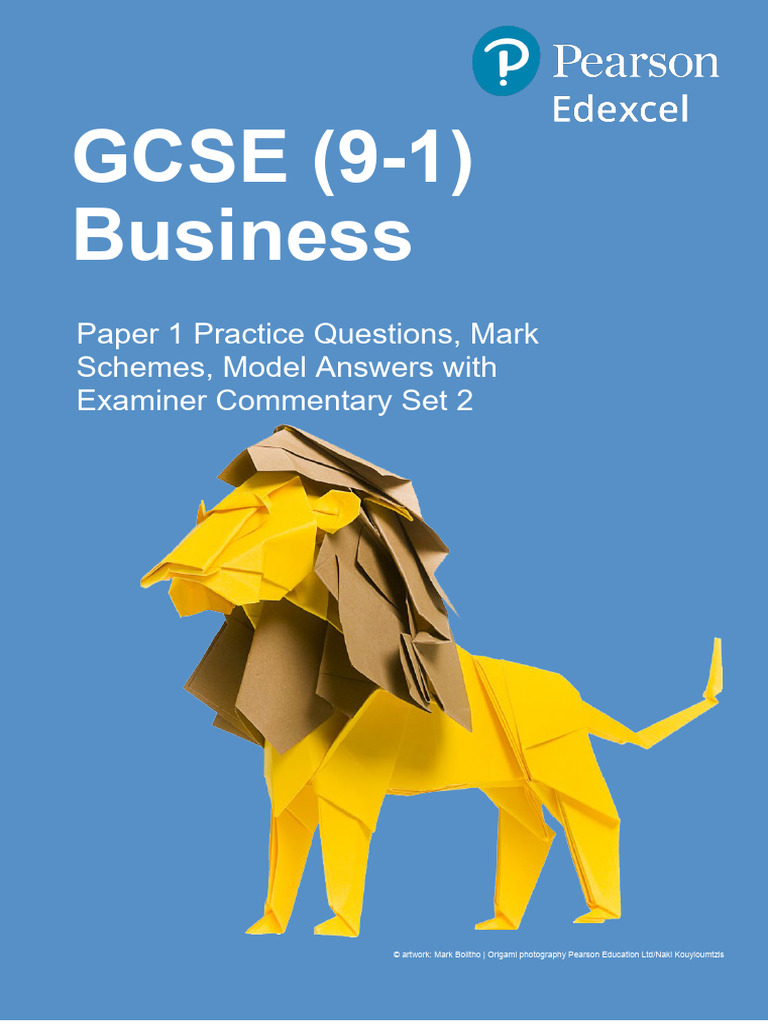 Gcse Business Studies Paper 1 Case Study 2 | PDF Gcse Business Studies Paper 1 Case Study 2 | PDF