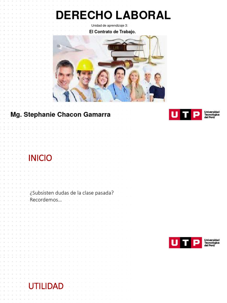 S06 - S1 - Clases de Contrato | PDF | Derecho laboral | Economias