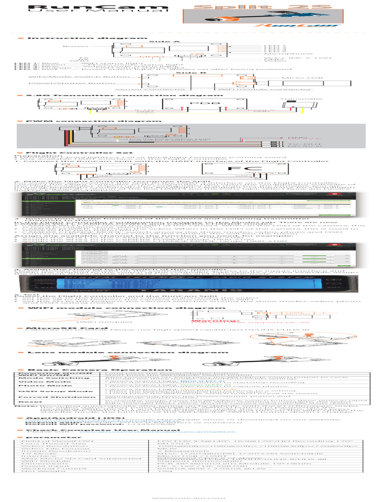 Runcam Split2s Manual | Download Free PDF | Wi Fi | Shutter (Photography)
