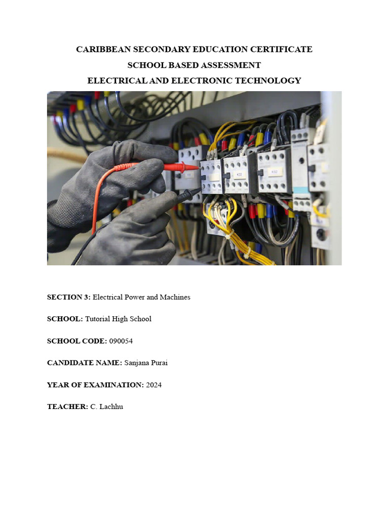 section 3 elec sba | PDF | Electric Motor | Inductor