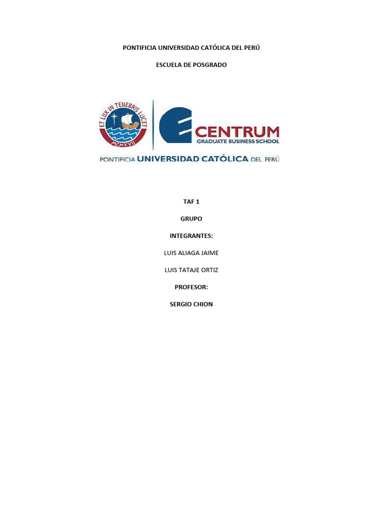 Taf 1 | PDF | Producto Interno Bruto | Mercado (economía)