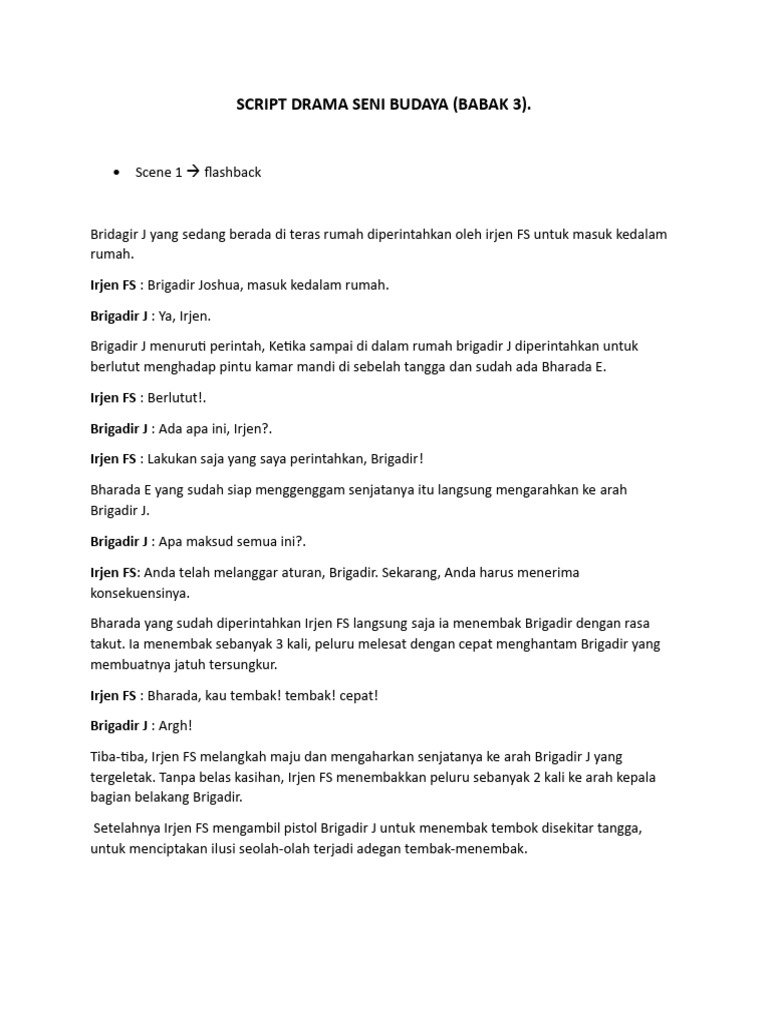 Script Drama Seni Budaya-5 | PDF | Hukum | Agama & Spiritualitas