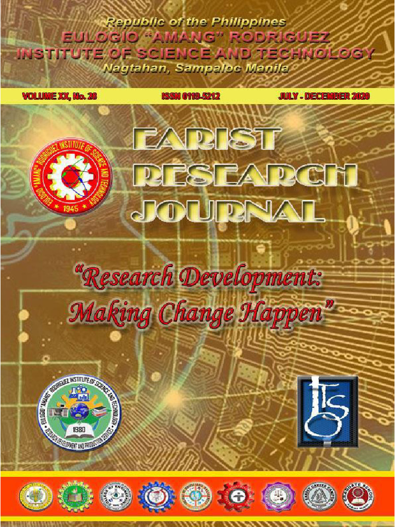EARIST RESEARCH JOURNAL 2020 July December Min | PDF | Survey Methodology