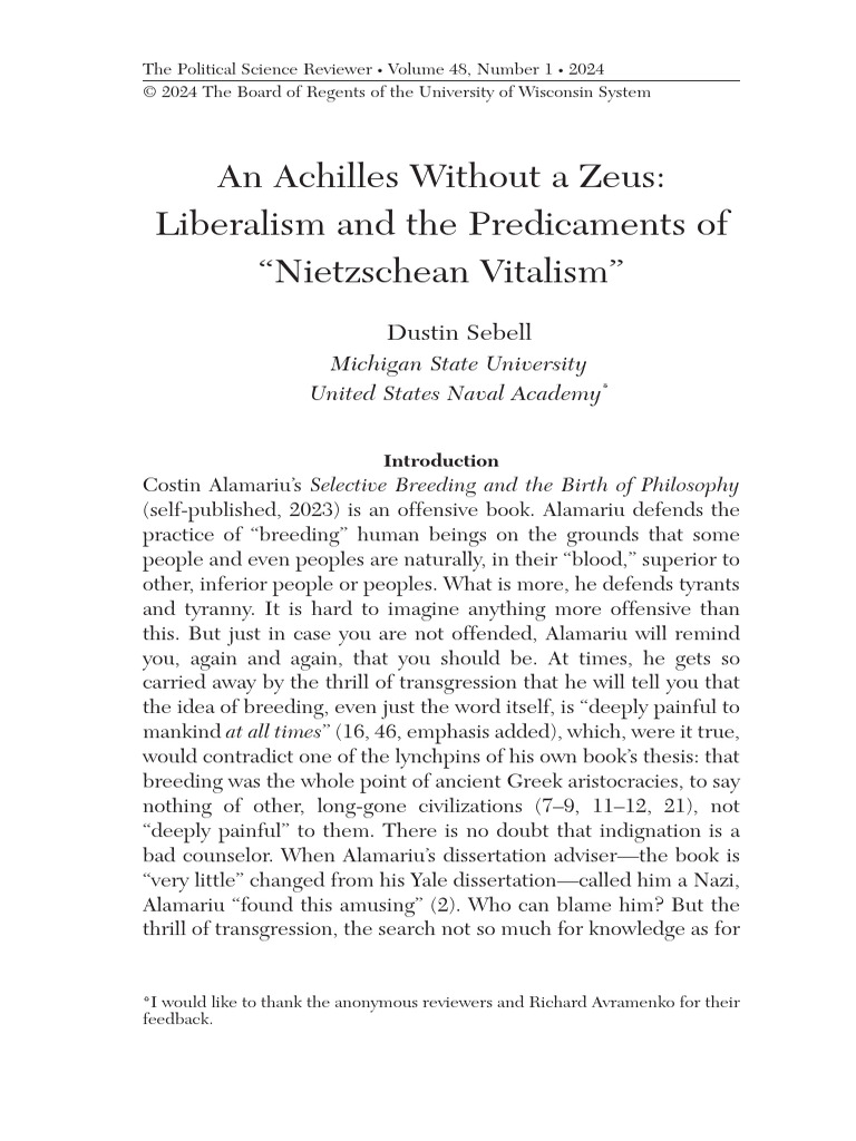 PSR48.1 Sebell | PDF | Socrates | Friedrich Nietzsche