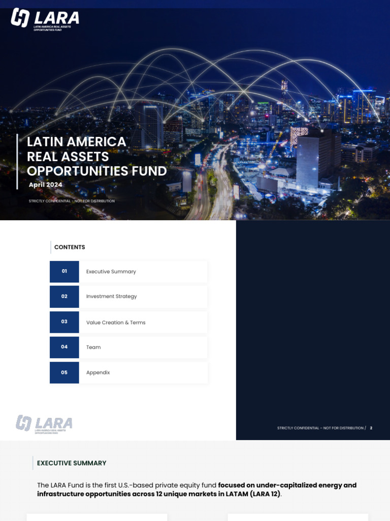 LARA Deck April 2024 Final | PDF | Infrastructure | Limited Partnership