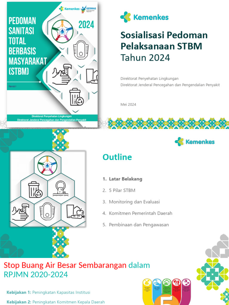 Materi Sosialisasi Pedoman Pelaksanaan STBM | PDF