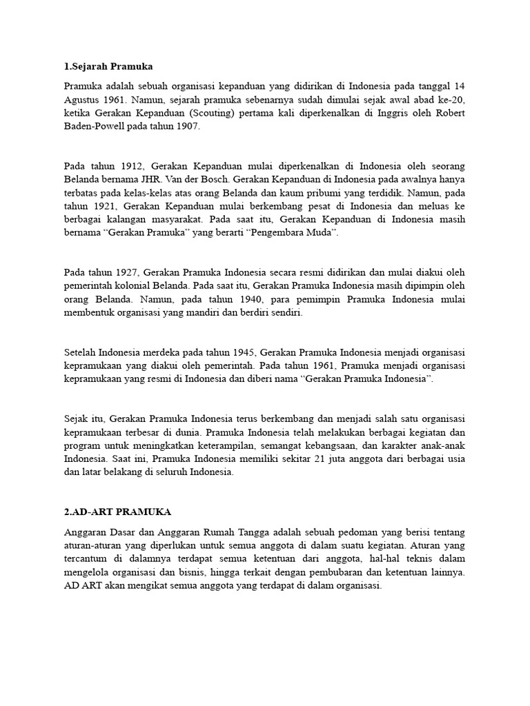 Tugas Pramuka | PDF | Politik