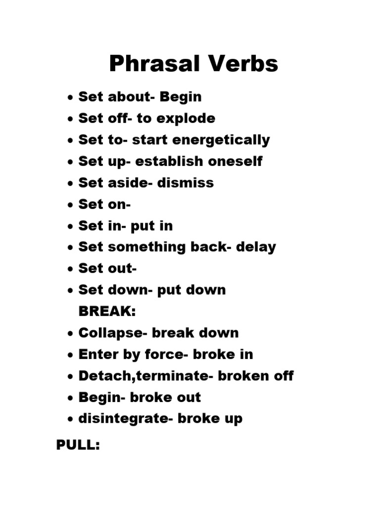 English Phrasal Verbs & Idioms Study Notes | PDF | Adjective | Noun