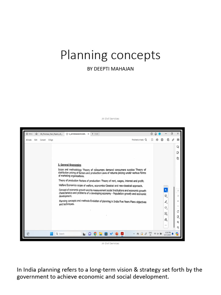 LEC 39 - Planning Concepts - 34998918 - 2024 - 05 - 06 - 18 - 52 | PDF | Decentralization ...