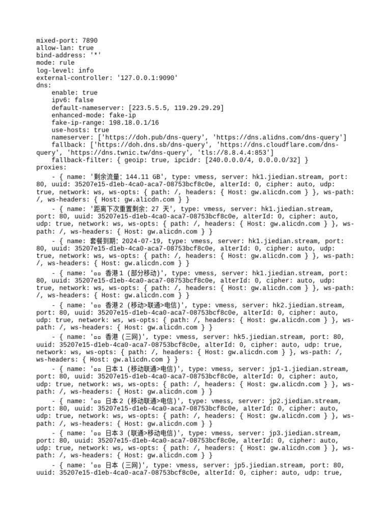配置文件 yaml | PDF | Internet Protocols | Networking Standards