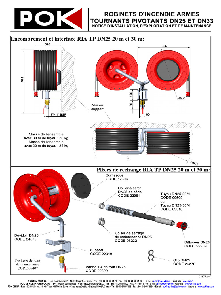 Installation RIA TP DN25 : Guide Pratique | PDF