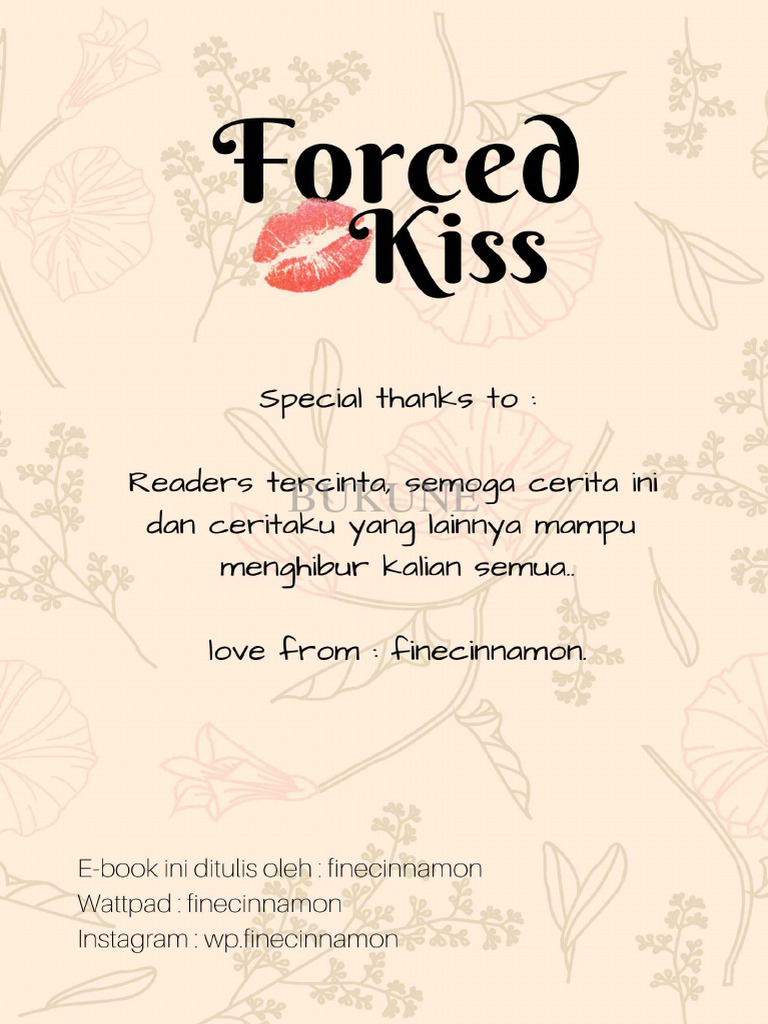Forced Kiss by Finecinnamon | PDF