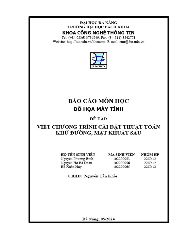 Mau Baocao Mon Hoc Thamkhao | PDF