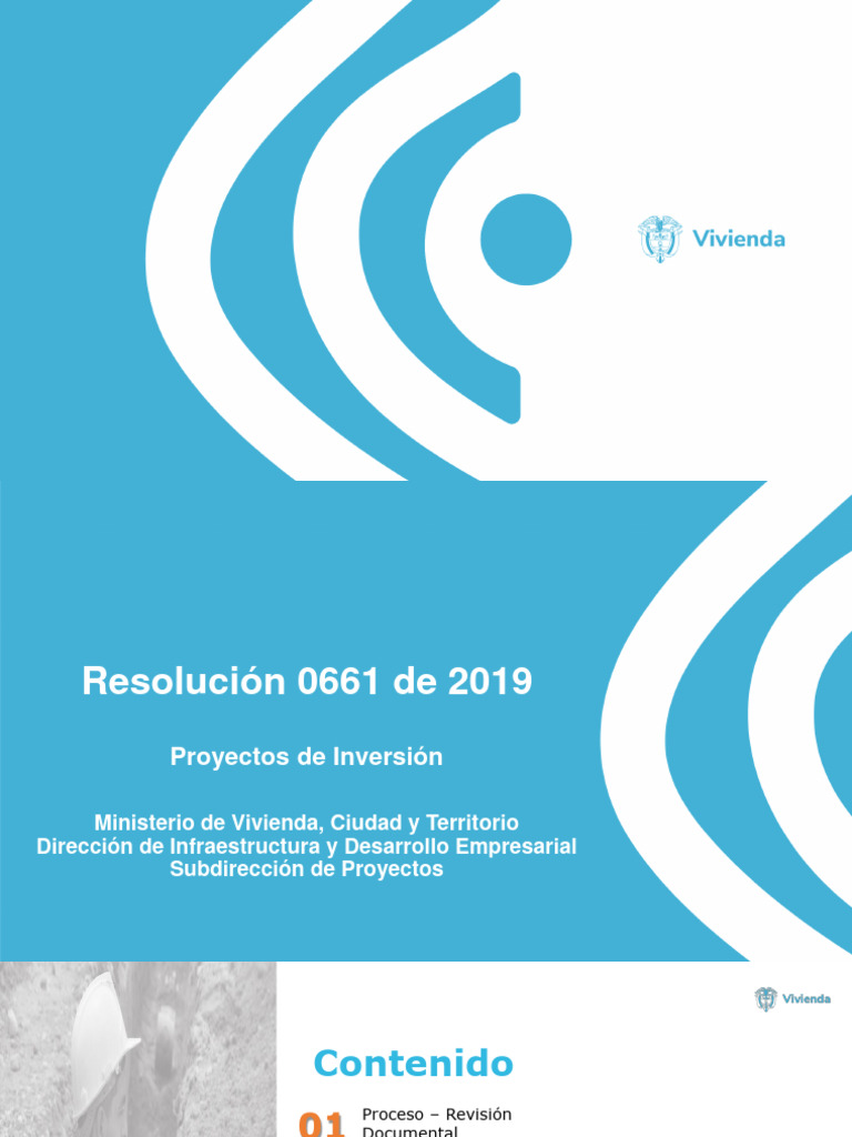 Requisitos Resolución 0661 de 2019 | PDF | Presupuesto | Alcantarillado