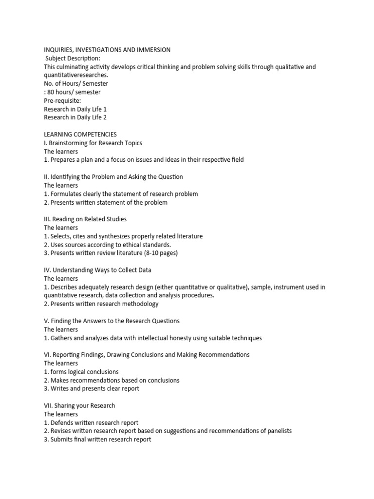 III Learning Competencies | PDF | Art