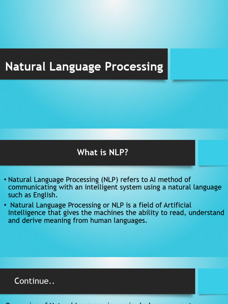 CH 5 NLP | PDF | Artificial Intelligence | Intelligence (AI) & Semantics