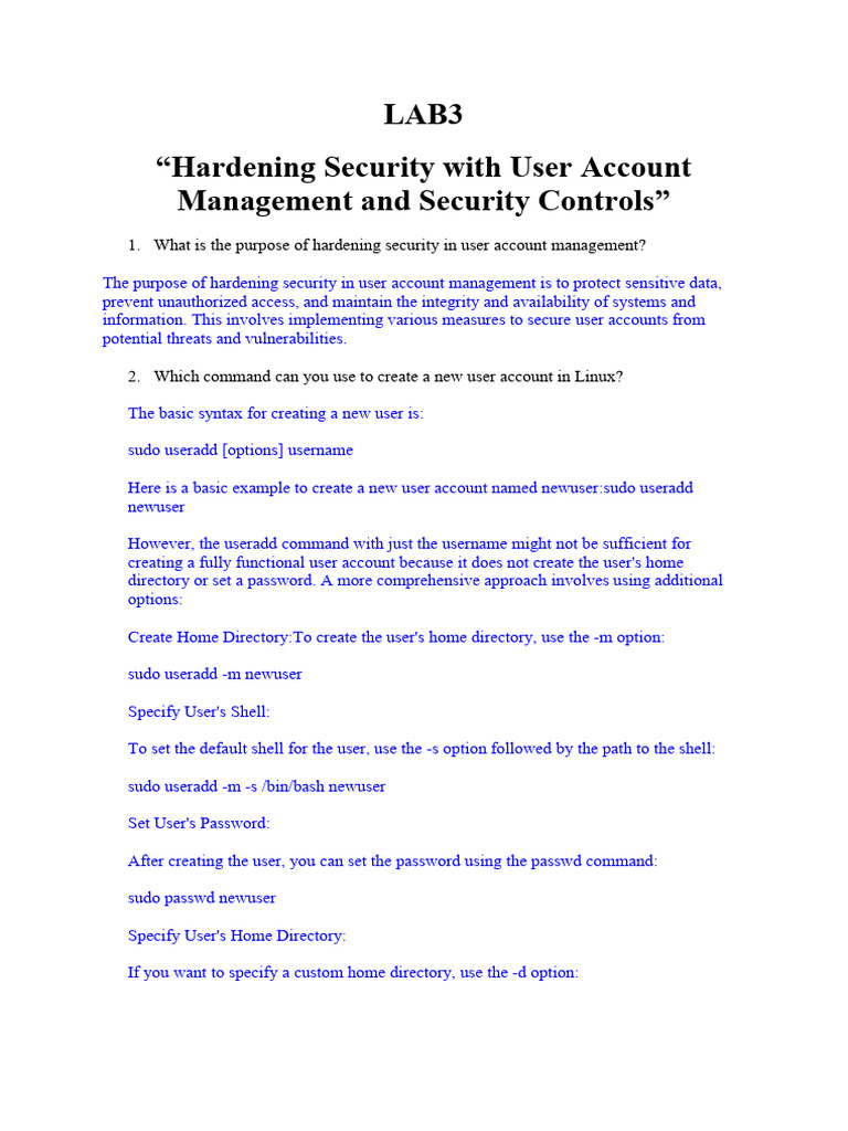 LAB3 DuyMinh | PDF | Sudo | User (Computing)