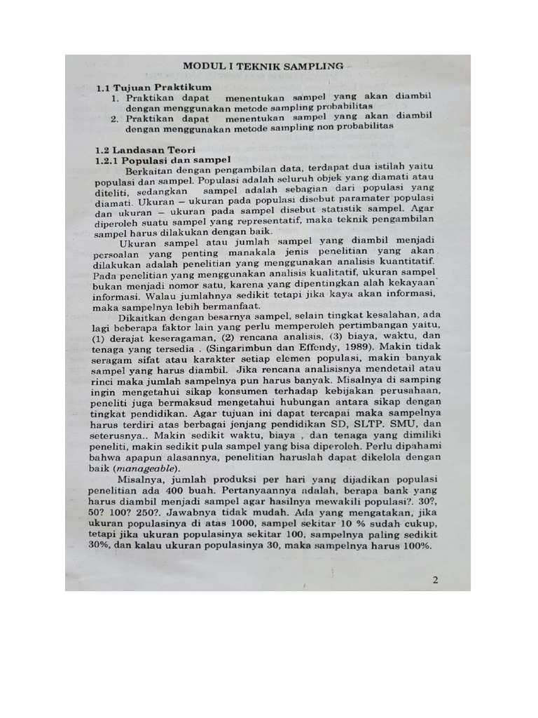 Modul 1 Statistik Materi | PDF