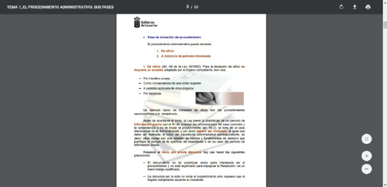 Inicio de oficio del procd administrativo | PDF