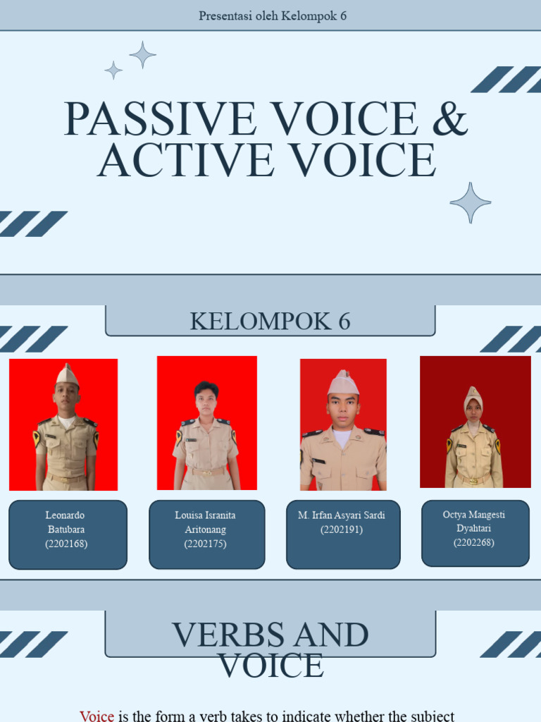 Passive Voice & Active Voice | PDF | Subject (Grammar) | Verb
