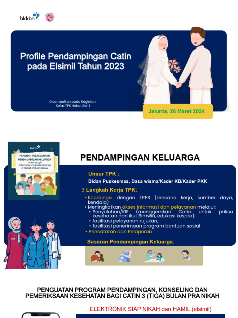 Data Elsimil 2023 Kelas TPK Hebat - DITHANREM BKKBN | PDF