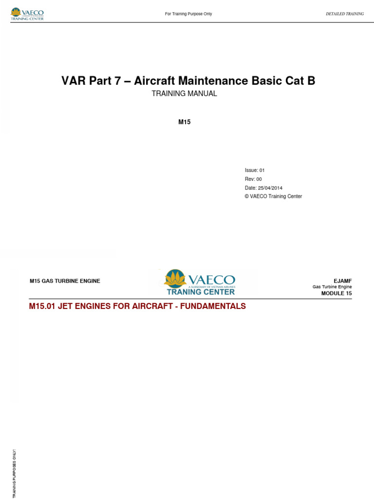 M15.1 - Fundamentals-1 | PDF | Jet Engine | Engines