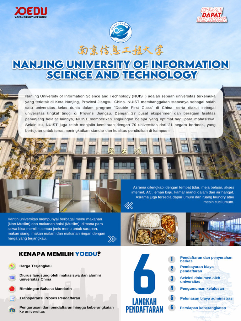 Nanjing University of Information Science and Technology 2024 - Yoedu Study Network | PDF