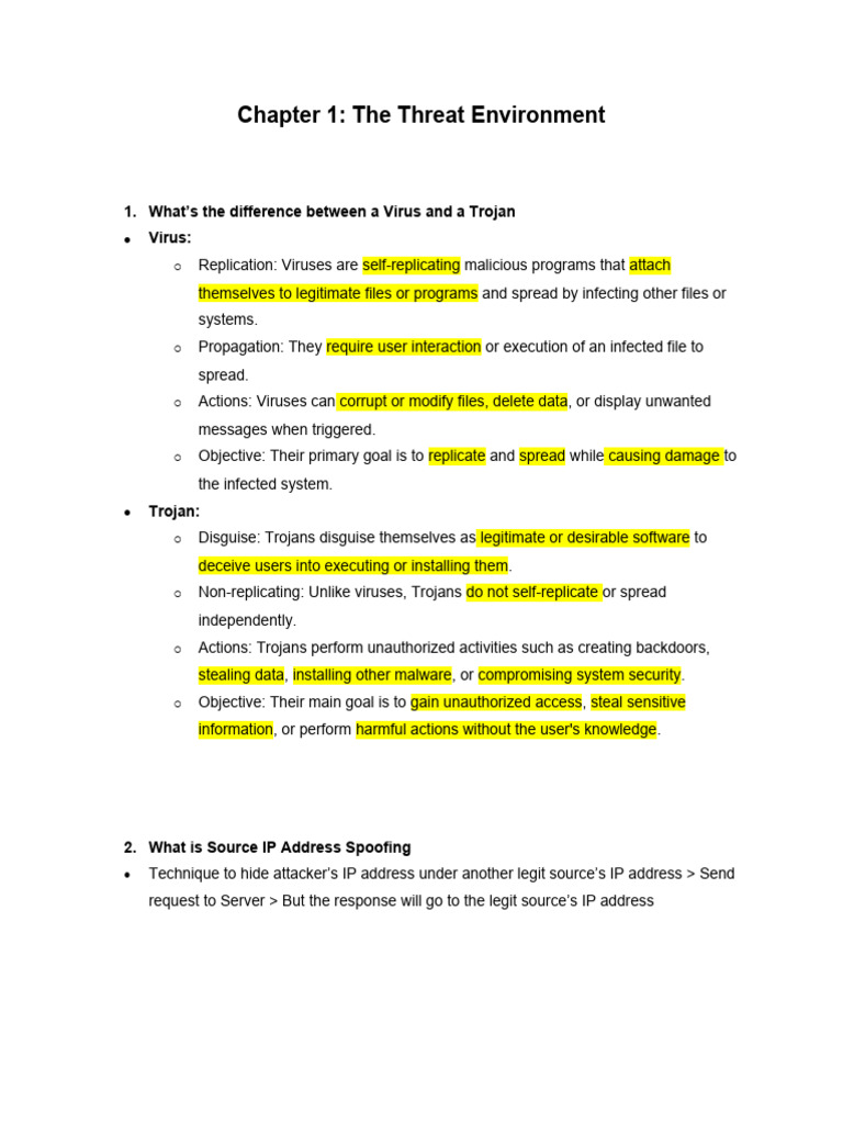 MCQ, Saq, Laq Infosec | PDF | Denial Of Service Attack | Transmission ...