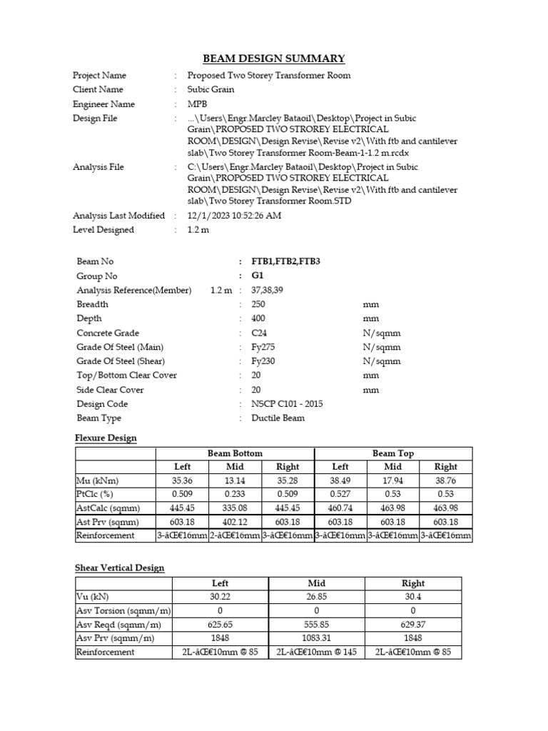 Beam Column Slab Calculation | PDF | Beam (Structure) | Civil Engineering Beam Column Slab Calculation | PDF | Beam (Structure) | Civil Engineering