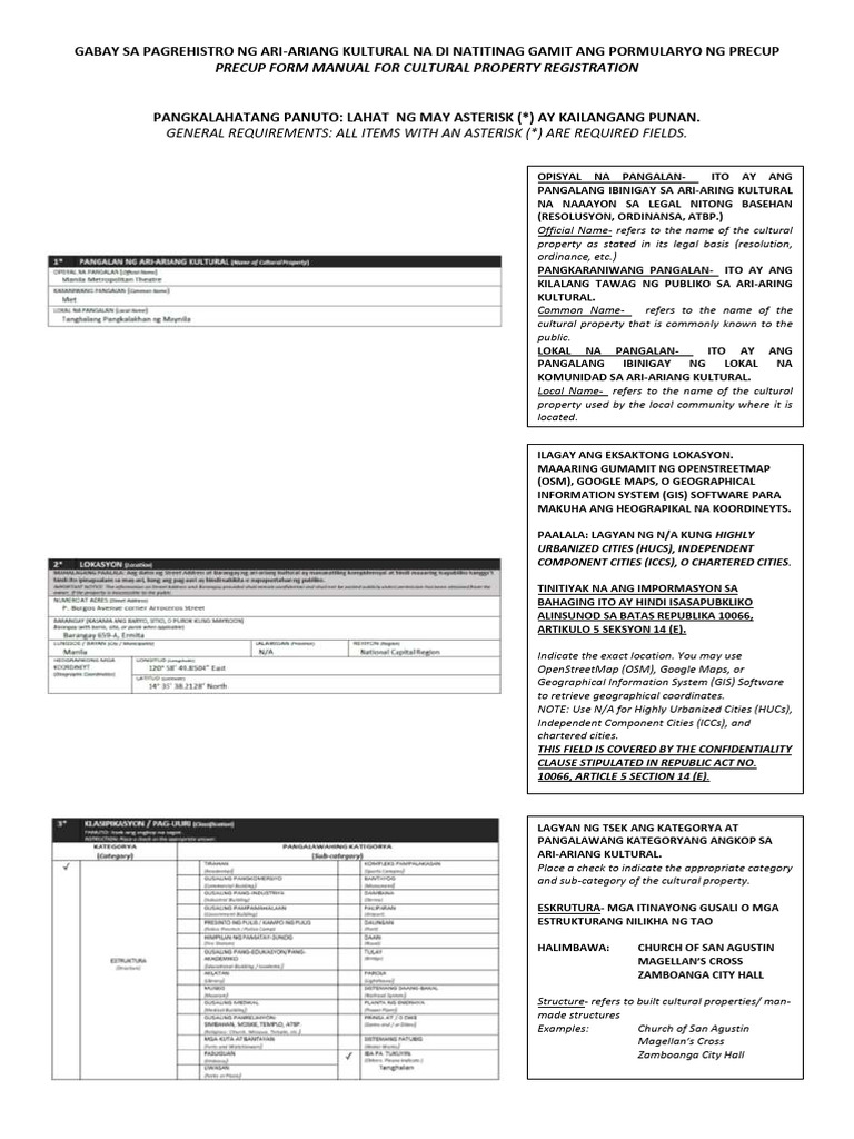 As of 2021 Feb-Precup Form 1 - Manual | PDF